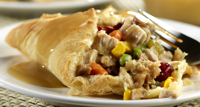 Turkey-Stuffing Bundles - Puff Pastry