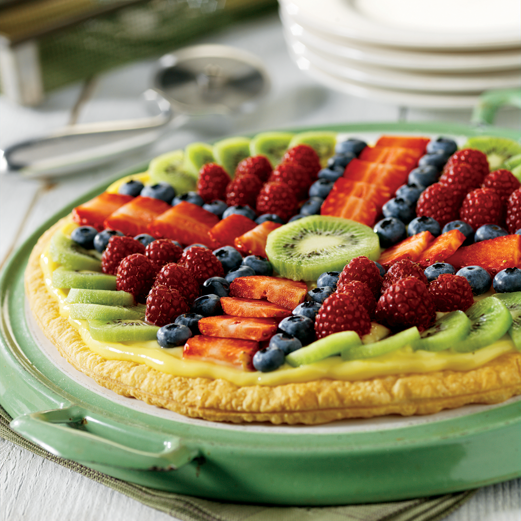 Fruit Pizza Puffs - Puff Pastry