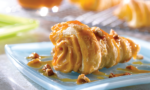 Praline-Pumpkin Mousse Cornucopias - Puff Pastry